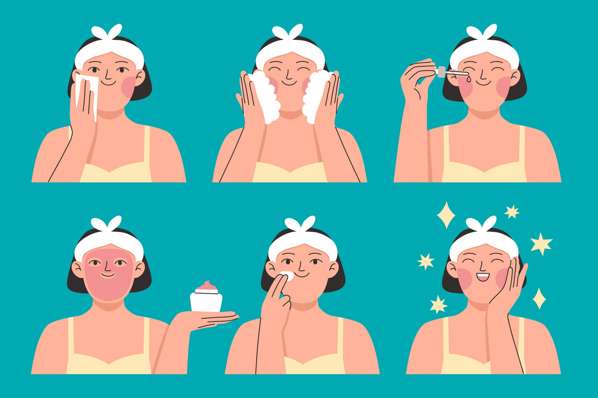 Daily and Weekly Skin Care Instructions for Clear Skin