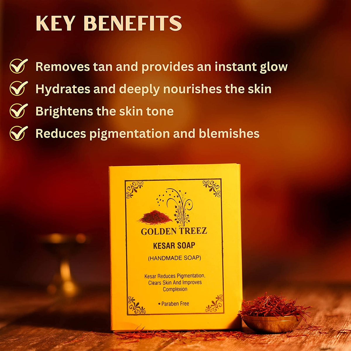 Kesar Soap | Saffron Soap | Best Tan Removal Soap | Tanning